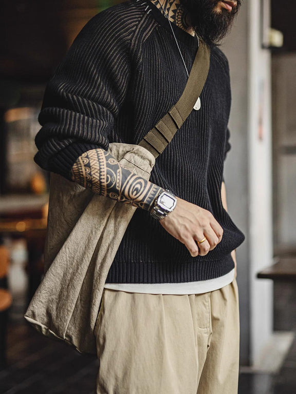 タイダイ染めキャンバスパラシュートバッグ -PESSOA CLUB